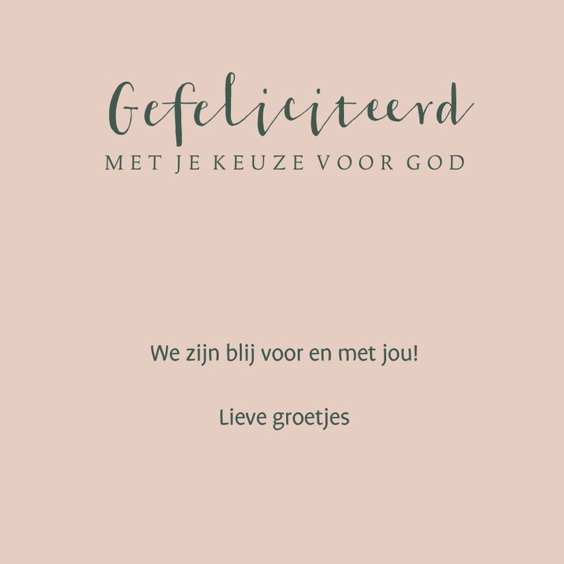 Felicitatie doop met landschap met rivier | Kaartje2go