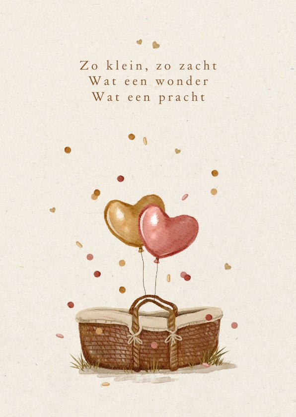 Felicitatiekaart dochter meisje geboorte baby | Kaartje2go