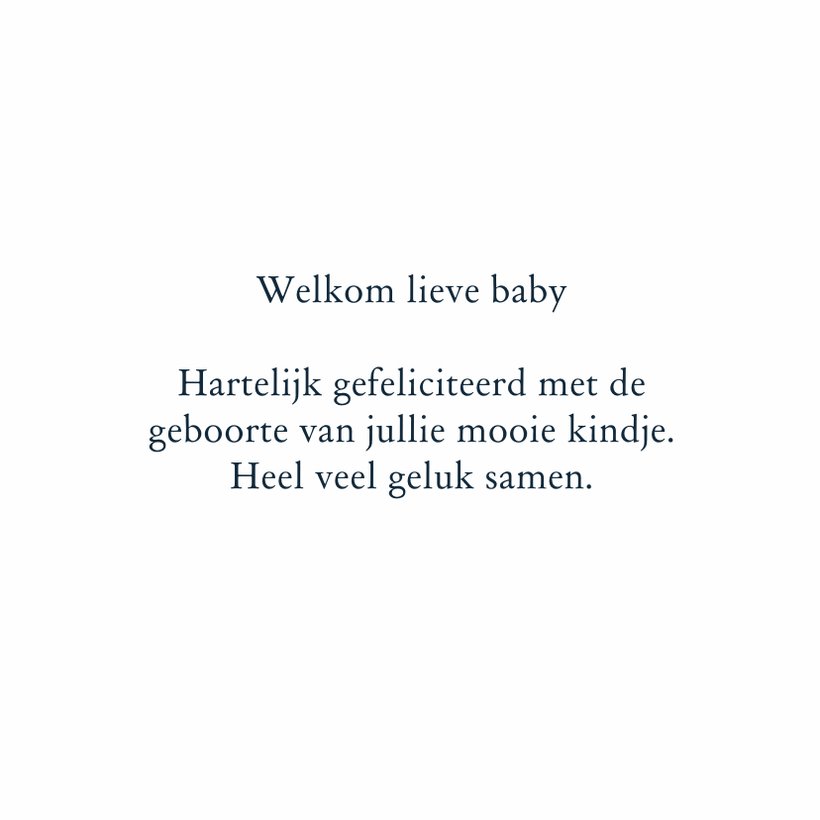 Felicitatiekaart geboorte ooievaar in de lucht | Kaartje2go