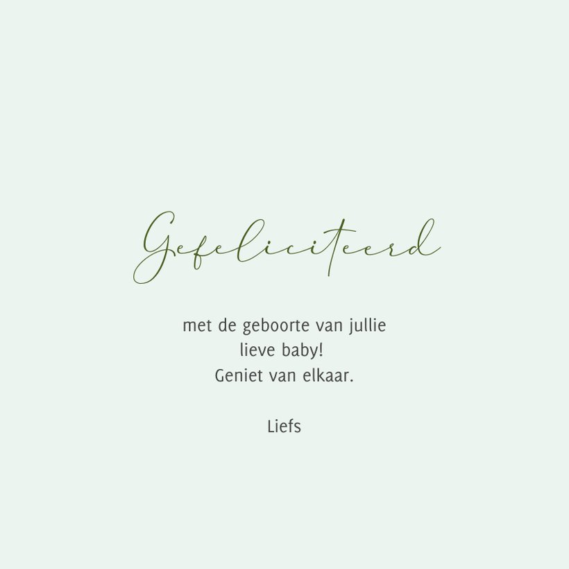 Felicitatiekaart giraffe geboorte baby | Kaartje2go