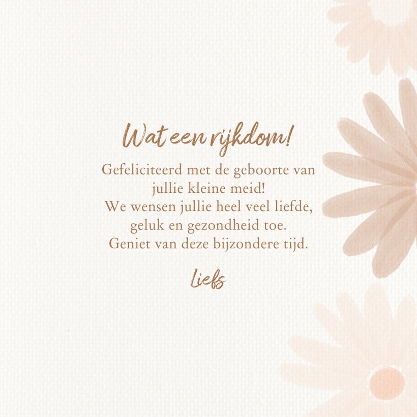 Felicitatiekaart hallo lief kind | Kaartje2go
