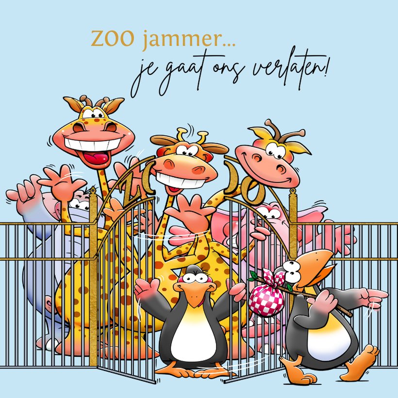 Felicitatiekaart voor een collega nieuwe baan | Kaartje2go