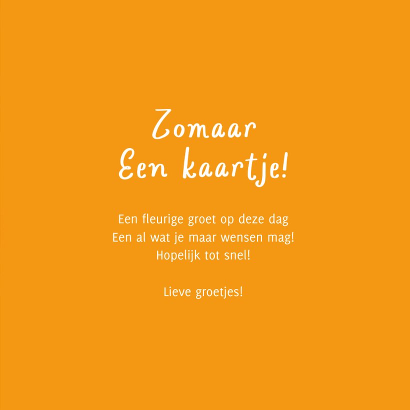 Fleurige kaartje zomaar met vogeltjes bloemen | Kaartje2go