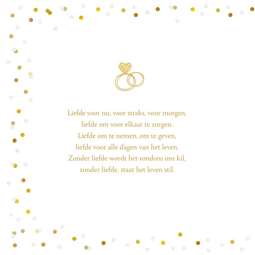 Fotokaart felicitatie huwelijk Mr& Mrs getrouwd | Kaartje2go