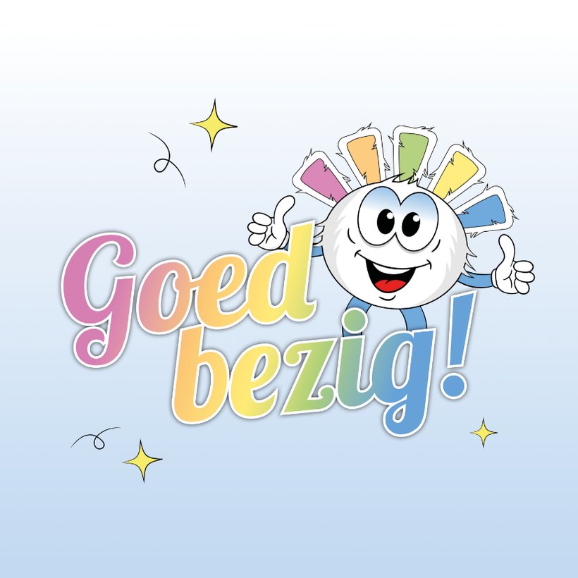 Geslaagd kaart goed bezig - Geslaagd kaarten | Kaartje2go