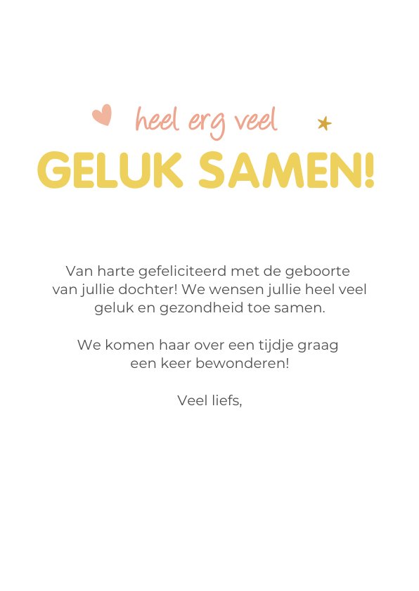 Grappige felicitatiekaart geboorte(b)engeltje | Kaartje2go