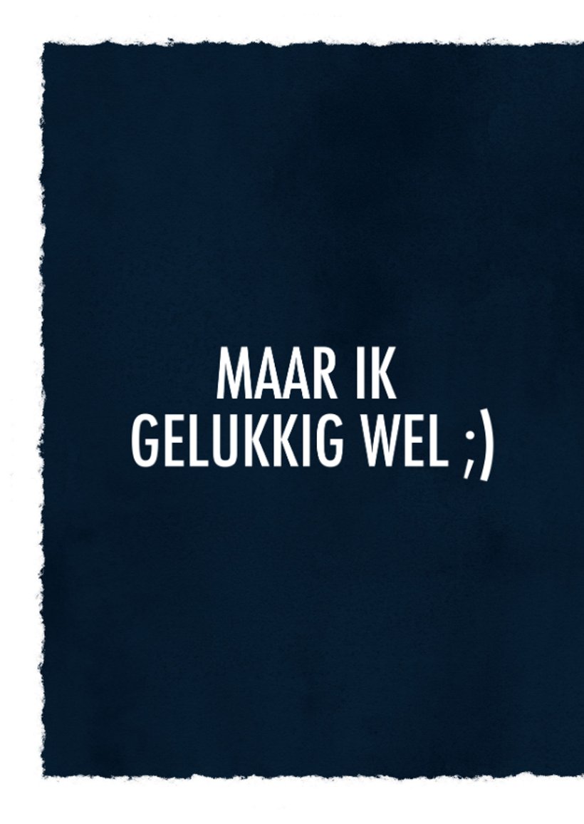 Grappige felicitatiekaart met leuke tekst en | Kaartje2go