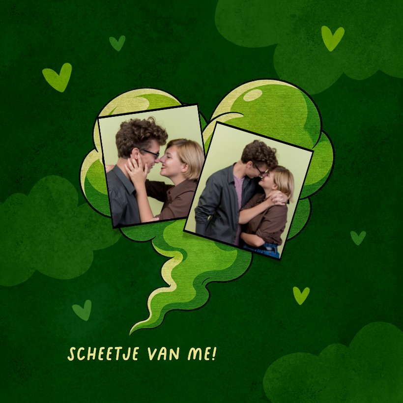 Grappige valentijnskaart fart scheetje hart i | Kaartje2go