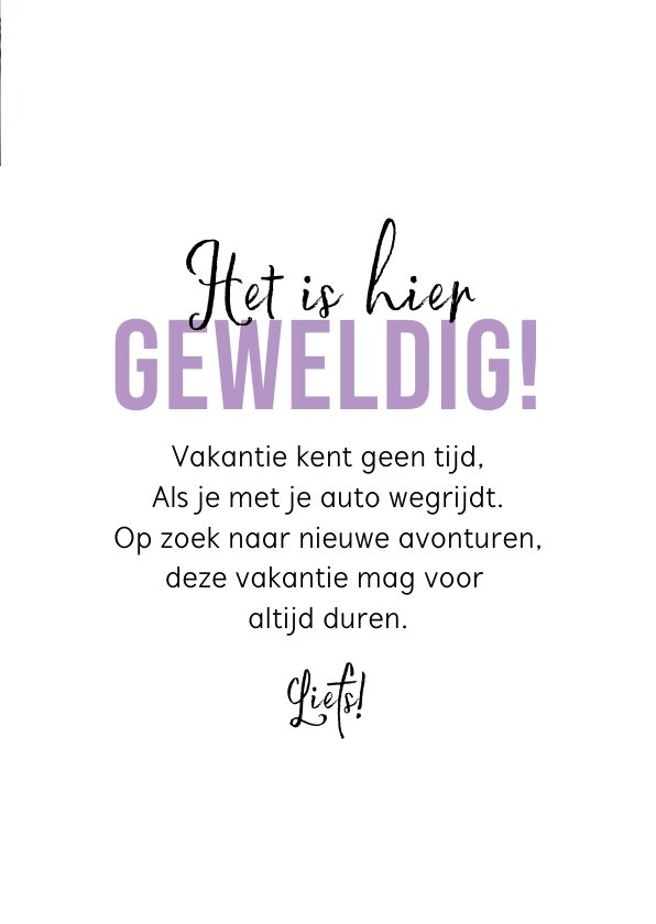 Grappige wenskaart'Groetjes uit Frankrijk' hond | Kaartje2go