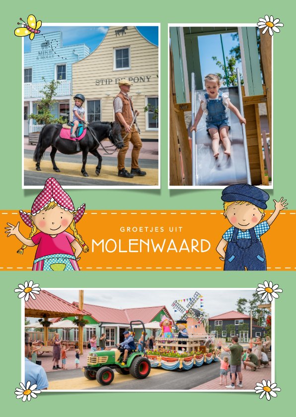 Groetjes uit Molenwaard fotokaart | Kaartje2go