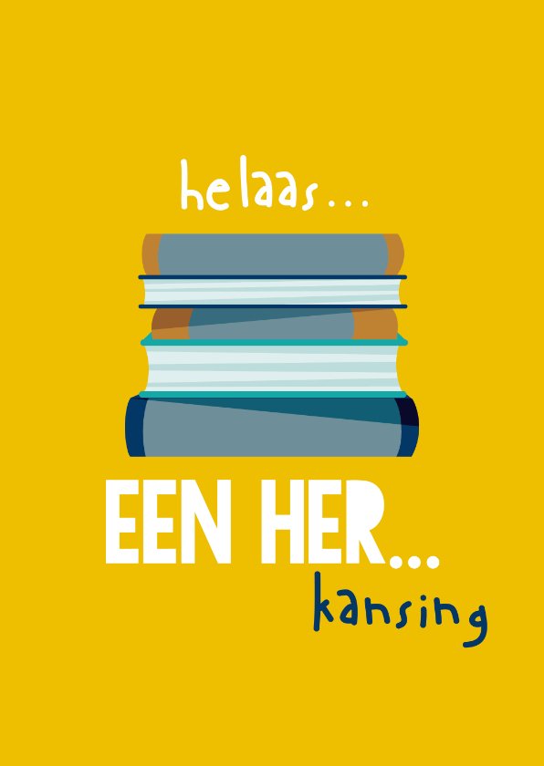 Helaas een herkansing - Geslaagd kaarten | Kaartje2go