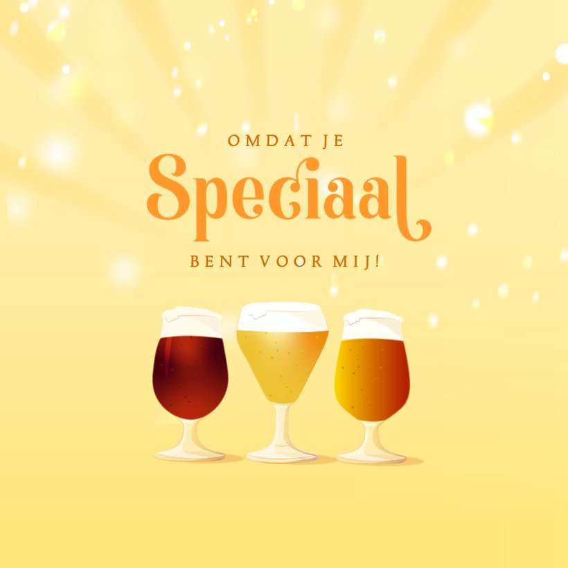 Hippe Vaderdag kaart drie bruisende speciaal | Kaartje2go
