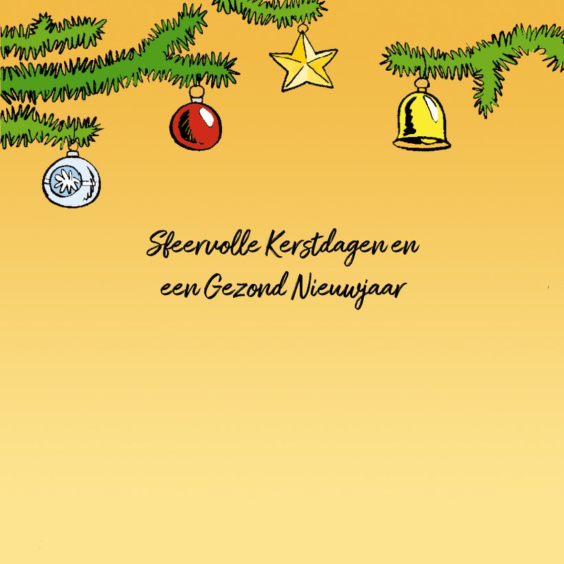 Kerst Loeki strip levende kerststal | Kaartje2go