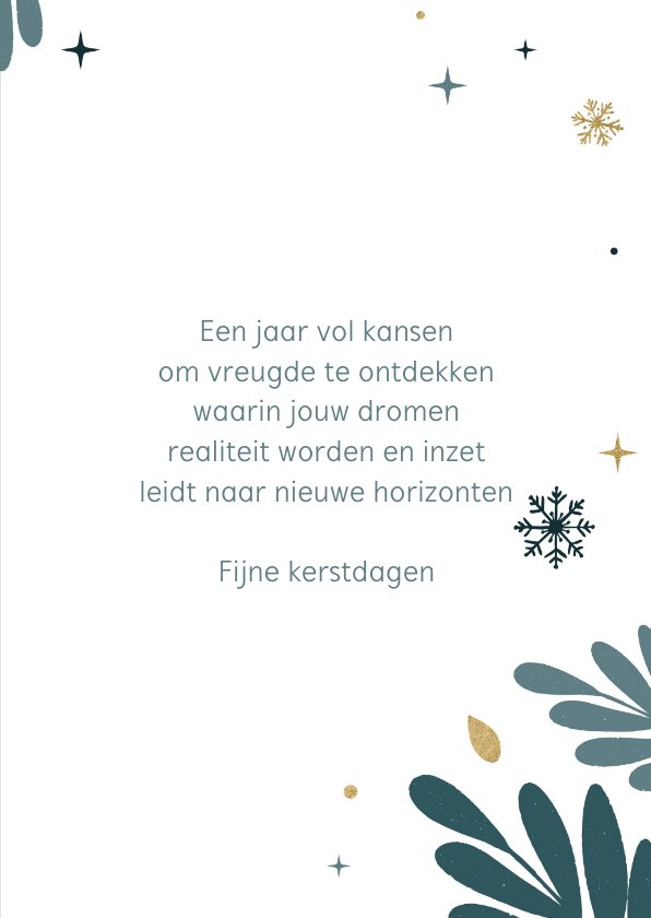 Kerstkaart met leuke tekst - Kerstkaarten | Kaartje2go