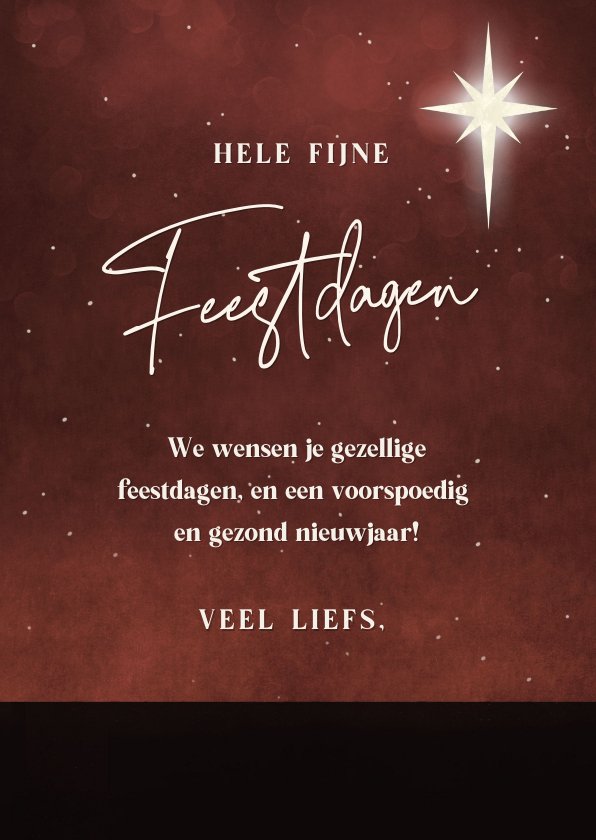 Kerstkaart met silhouet van 3 koningen op | Kaartje2go