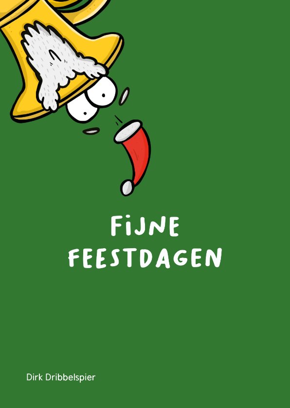 Kerstkaart Toet toet kerstgroet tuba | Kaartje2go