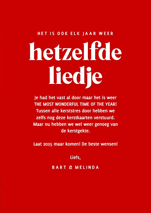 Kerstkaartjes met humor boze kat met gewei | Kaartje2go