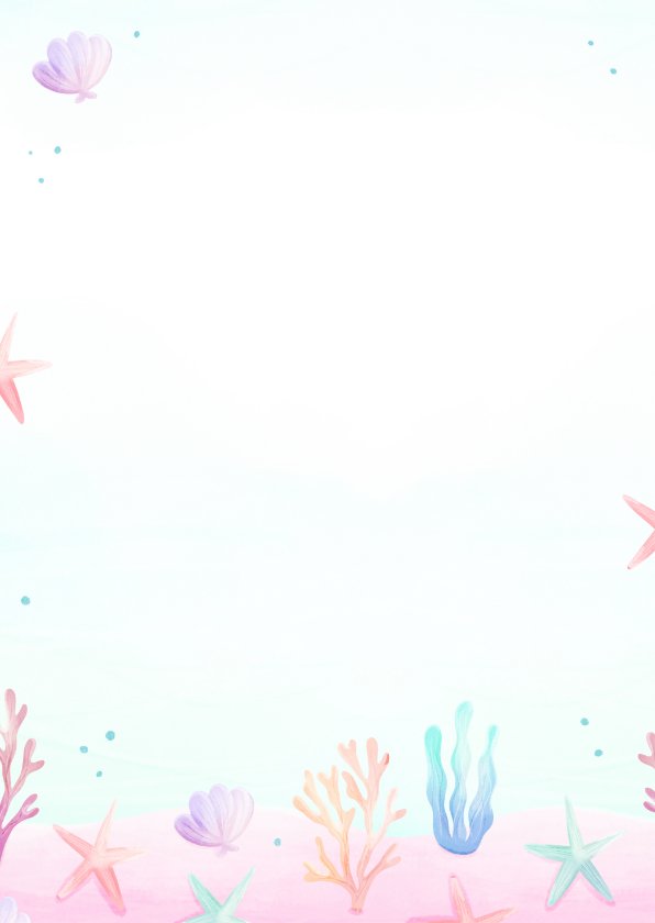 Kinderfeestje uitnodiging zeemeermin unicorn | Kaartje2go