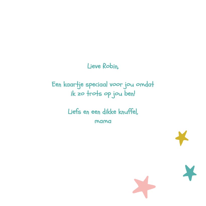 Kinderkaart- O zo trots op jou - Wenskaarten | Kaartje2go