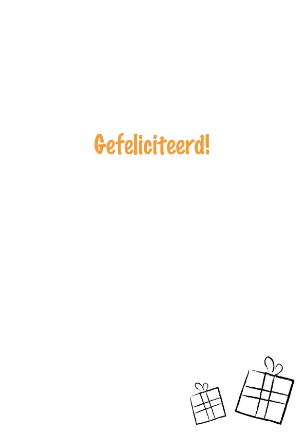 Kleurplaat kaart feestje jarige met taart en | Kaartje2go