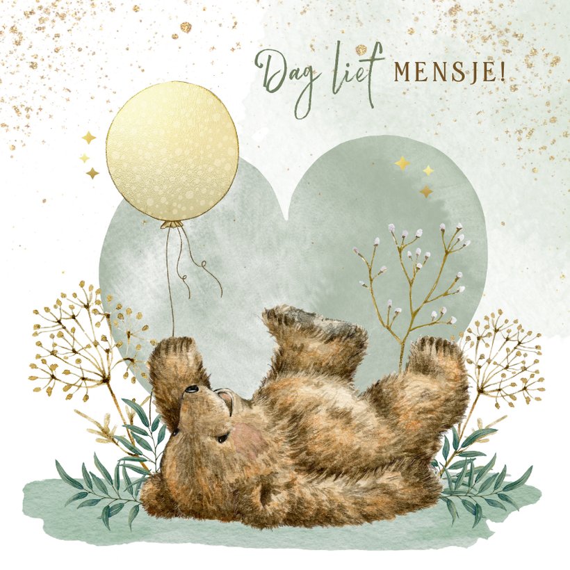 Lief felicitatiekaartje geboorte kindje met | Kaartje2go