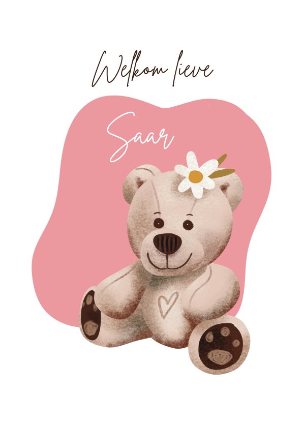 Lieve felicitatie voor de geboorte van meisje | Kaartje2go