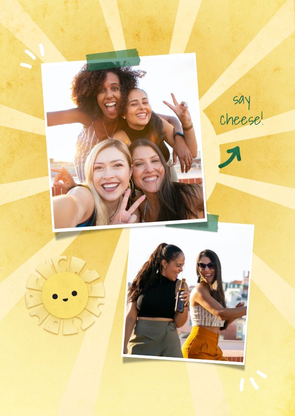 Maaslander vakantiekaart zonnige groetjes met 2 | Kaartje2go