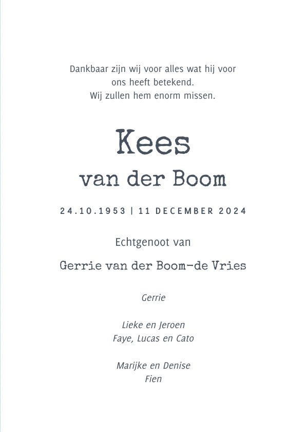 Moderne rouwkaart abstracte vormen waterverf | Kaartje2go