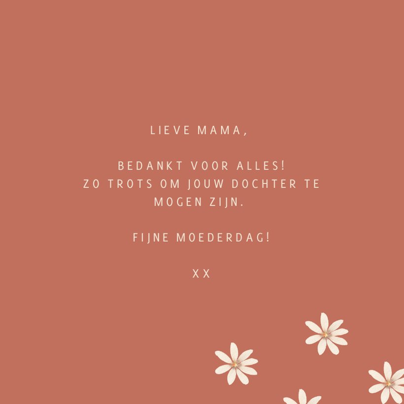 Moederdag Happy Mothers day madeliefjes | Kaartje2go