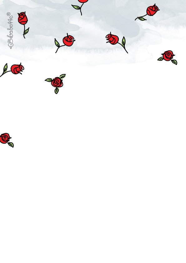 Moederdag met grote bos rozen | Kaartje2go