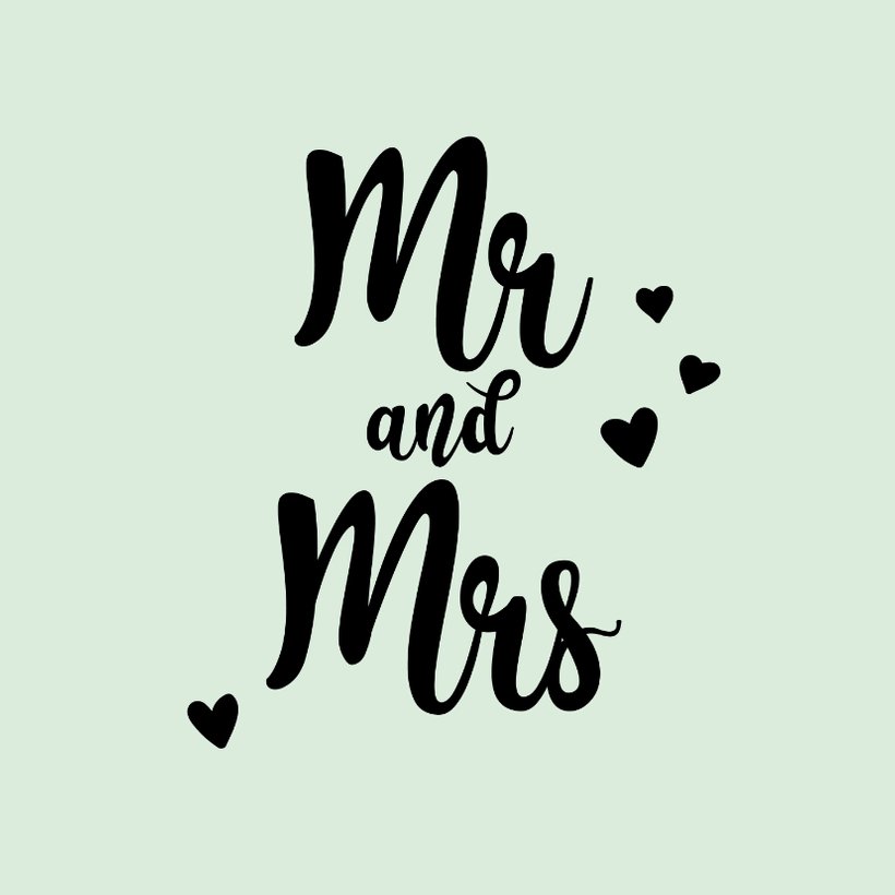Mr&Mrs- positive- felicitatiekaart | Kaartje2go