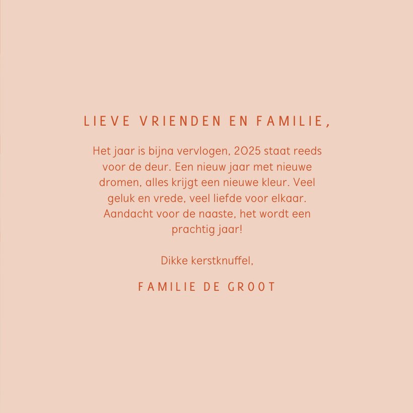 Retro kerstkaart met vrolijke verf strepen | Kaartje2go