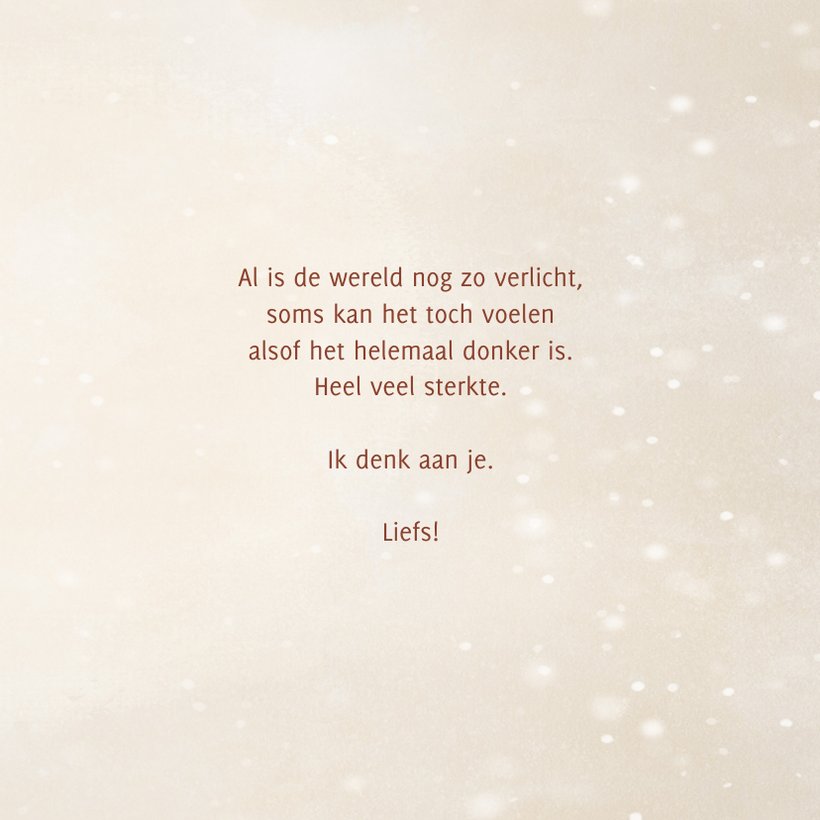 Sterkte kaart handen met lichtpuntje ster | Kaartje2go