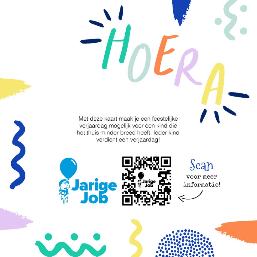 Stichting Jarige Job JARIG met foto | Kaartje2go