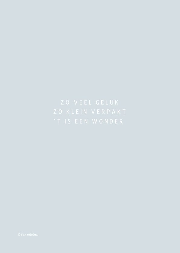 Stijlvol felicitatiekaartje met wandplank | Kaartje2go