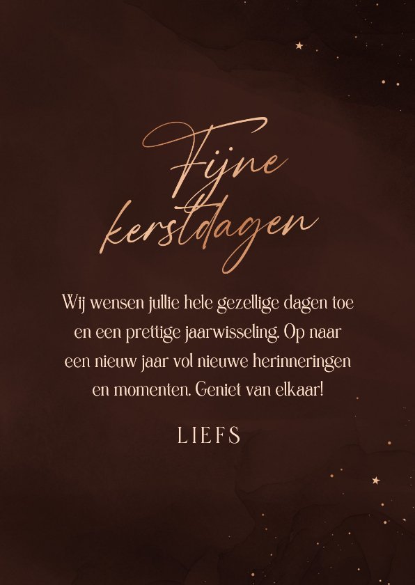 Stijlvol kerstkaartje 2026 fijne kerstdagen | Kaartje2go