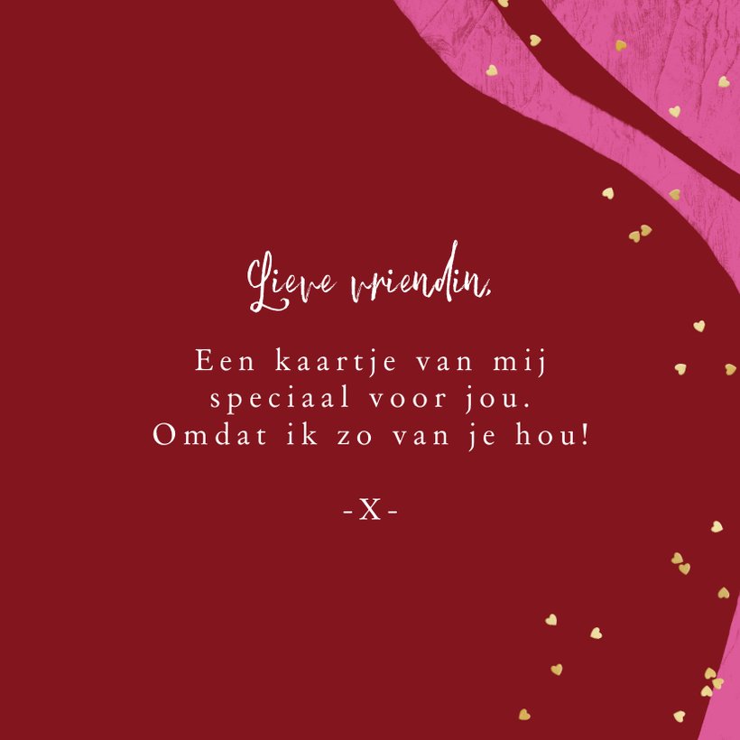 Stijlvolle fotokaart I love you fotocollage | Kaartje2go