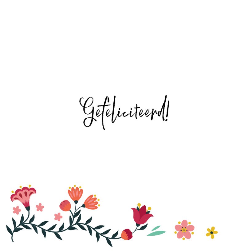 Stijlvolle verjaardagskaart met vlinder en | Kaartje2go