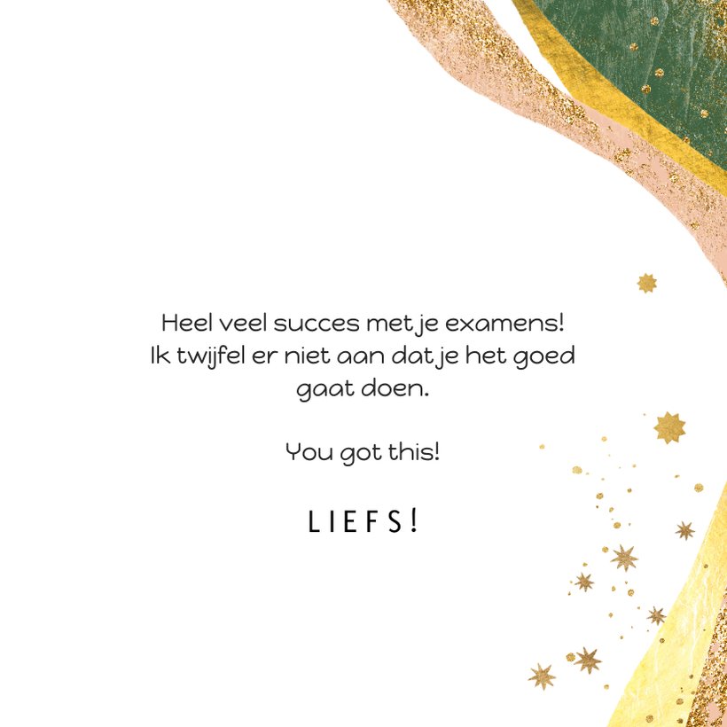 Trendy kaart succes examens you got this | Kaartje2go