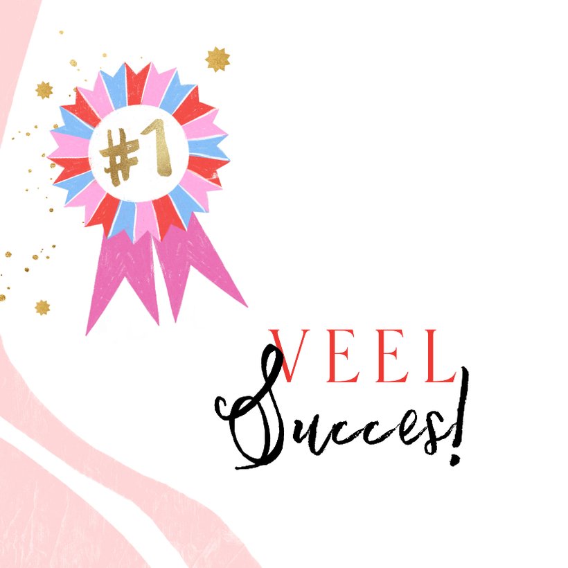 Trendy kaart welkom in ons team vaandel sterren | Kaartje2go