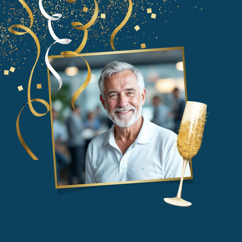 Uitnodiging afscheidsfeestje collega pensioen | Kaartje2go