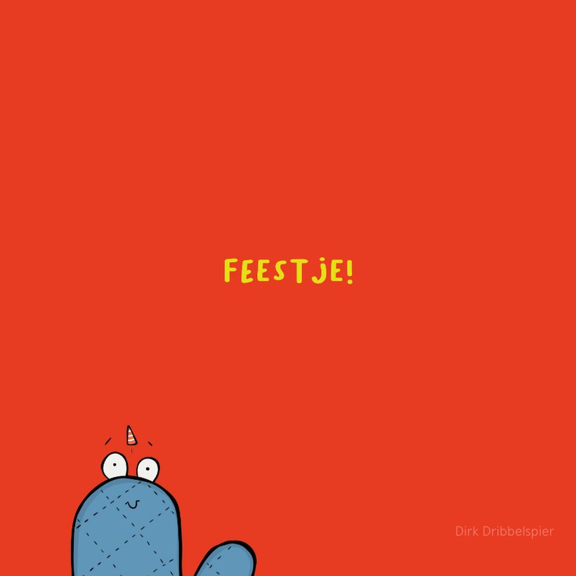 Uitnodiging want er is feest - Uitnodigingen | Kaartje2go