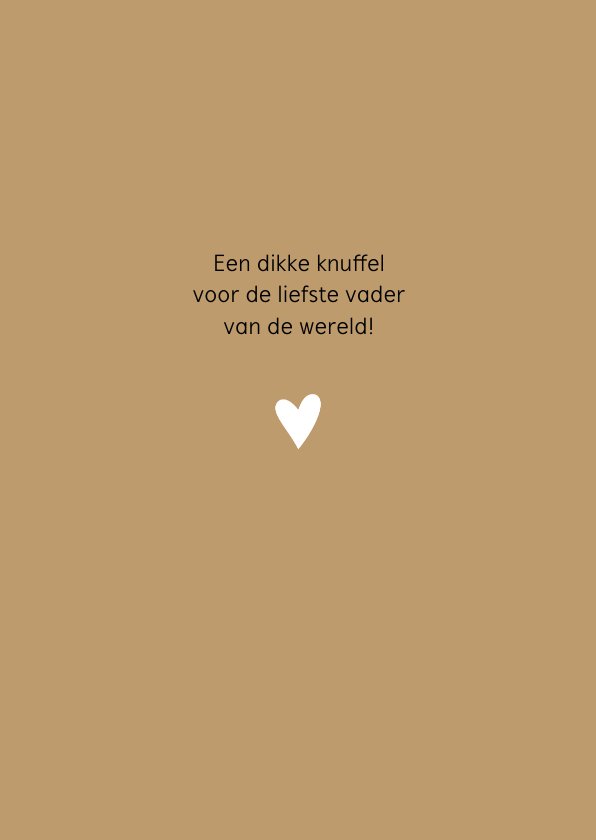Vaderdag gedicht ode aan vader | Kaartje2go