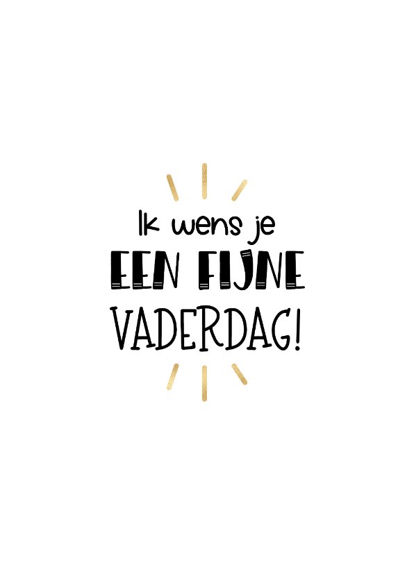 Vaderdag kaart handlettering humor sterren | Kaartje2go