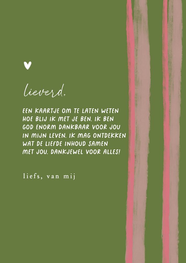 Valentijnskaart christelijk geloof hoop liefde | Kaartje2go