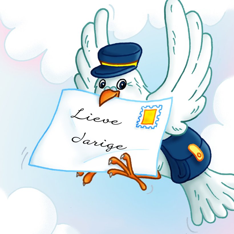 Verjaardag Postduif felicitatie | Kaartje2go