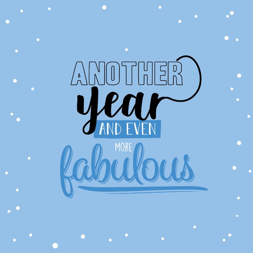 verjaardagskaart Another year-happy | Kaartje2go