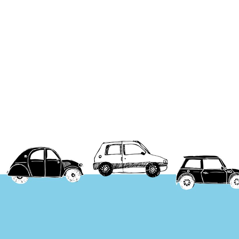 Verjaardagskaart autootjes - Verjaardagskaarten | Kaartje2go