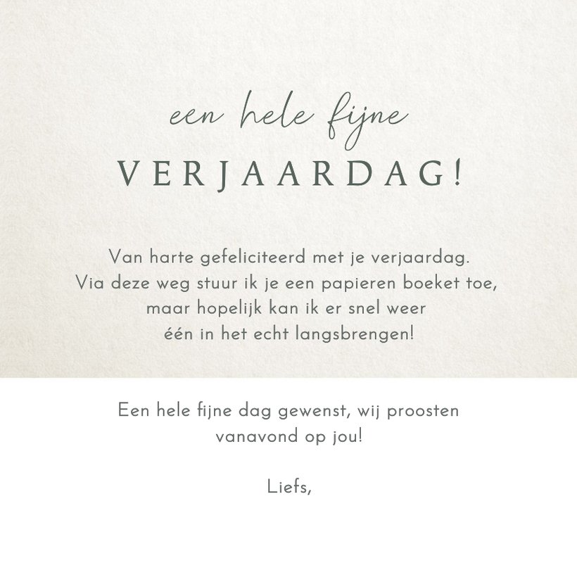 Verjaardagskaart bloemen boeket narcissen in | Kaartje2go