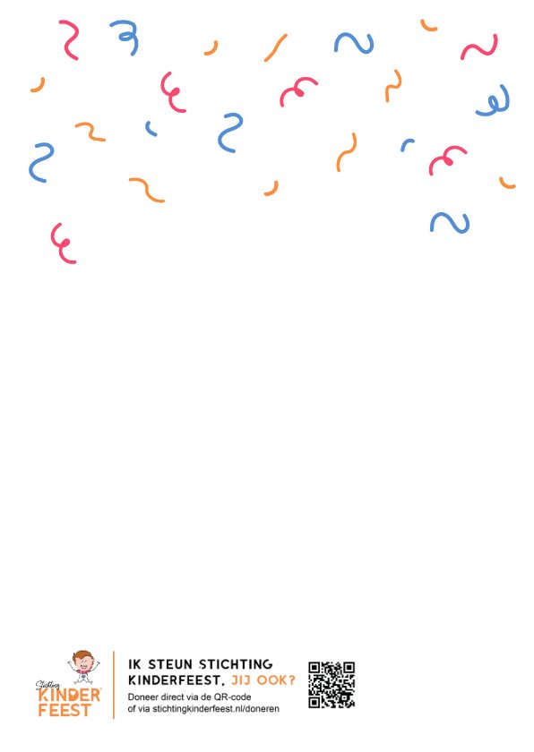 Verjaardagskaart cadeau confetti gefeliciteerd | Kaartje2go